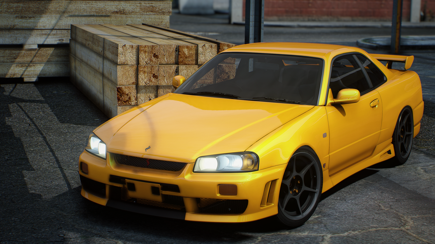 Nissan Skyline GT-R + GT-T R34 Pack – GTA 5 & FiveM Car Mod | 360+ Tun ...