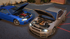 Nissan Skyline GT-R + GT-T R34 Pack – GTA 5 & FiveM Car Mod | 360+ Tun ...