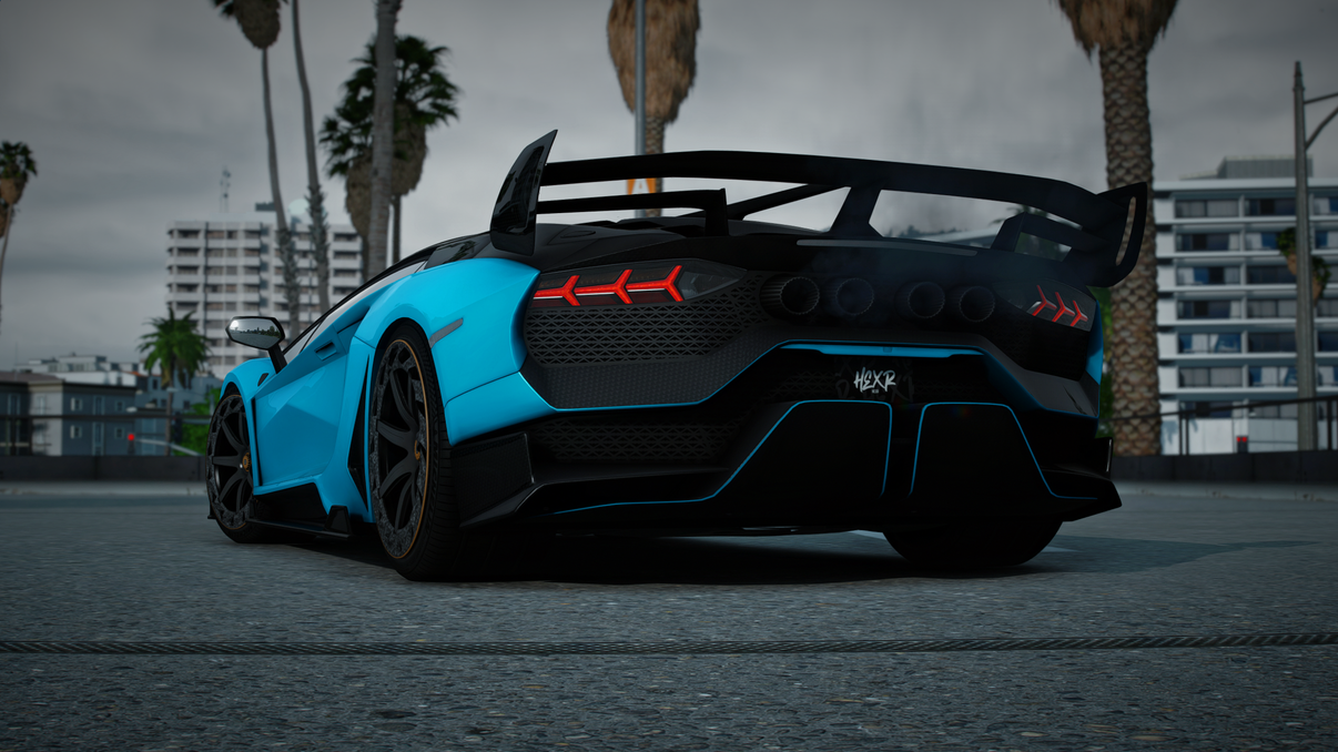 Lamborghini Aventador SVJ - GTA 5 & FiveM Car Mod | 110+ Tuning parts ...