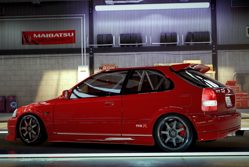 Honda Civic ek9 1998 [Add-On / 85+ Tuning / FiveM / Debadged / Replace – ElioMinati's Mods