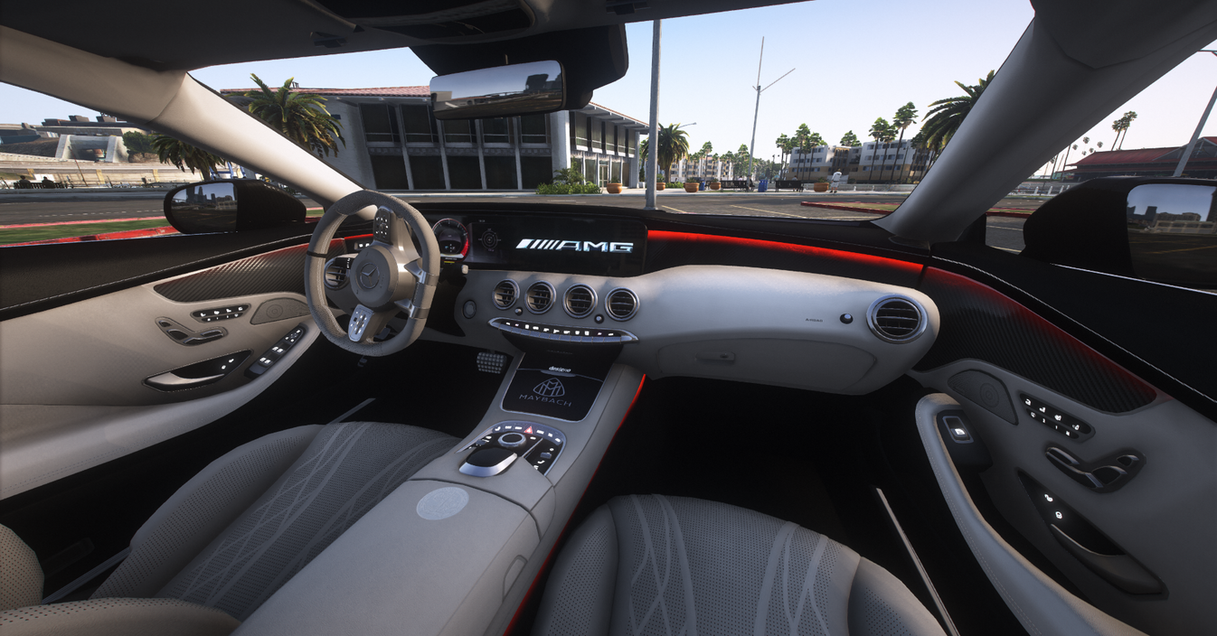 Mercedes S63 AMG Maybach Coupe 2020 [Animated Sunroof / Tuning / Add-O ...