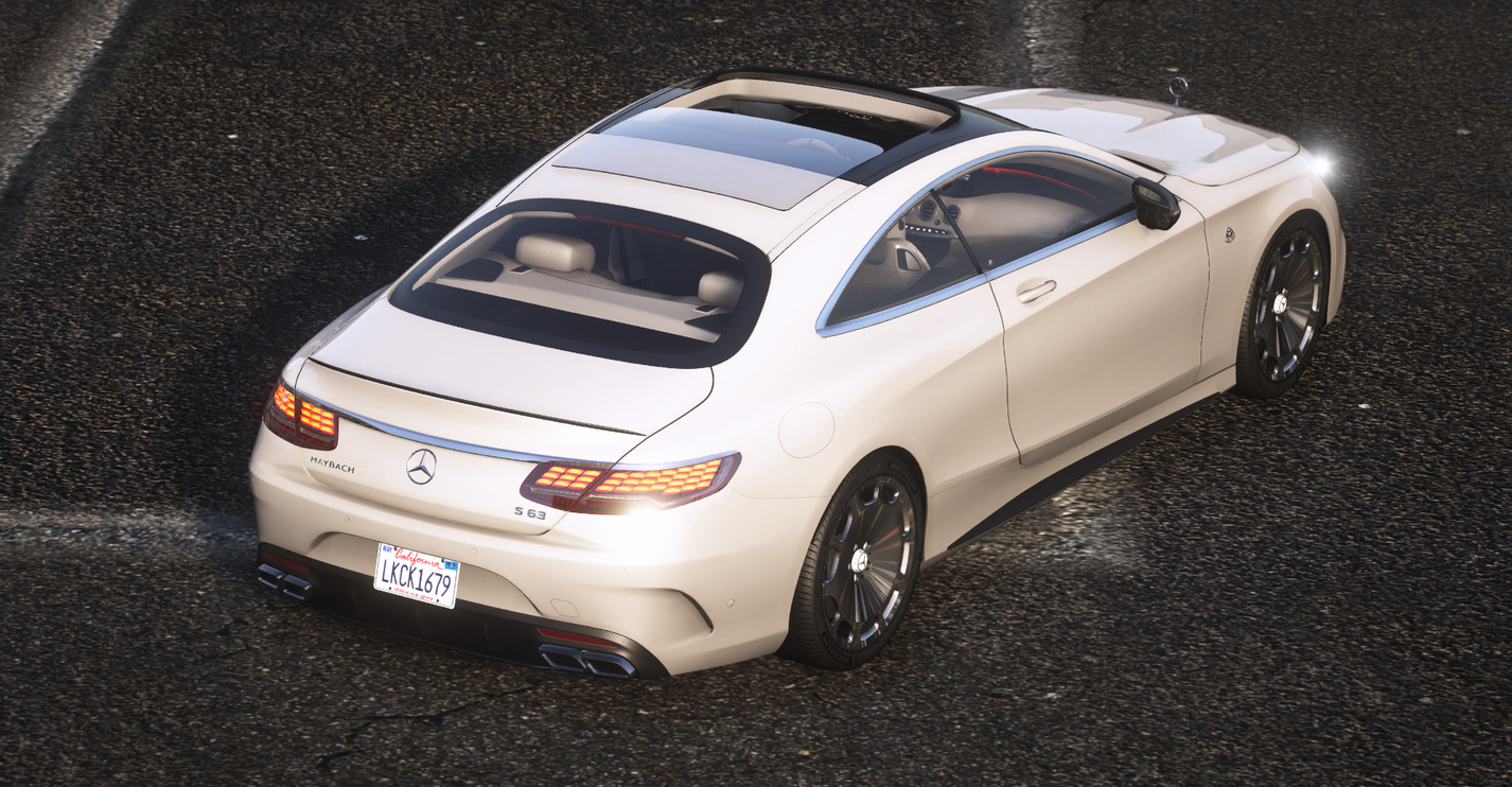 Mercedes S63 AMG Maybach Coupe 2020 [Animated Sunroof / Tuning / Add-O ...